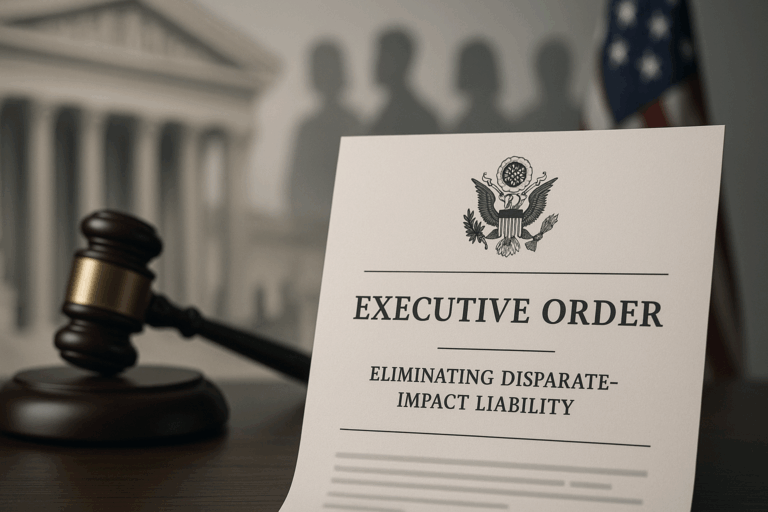 Executive Order Eliminating Disparate-Impact Liability: What It Means ...